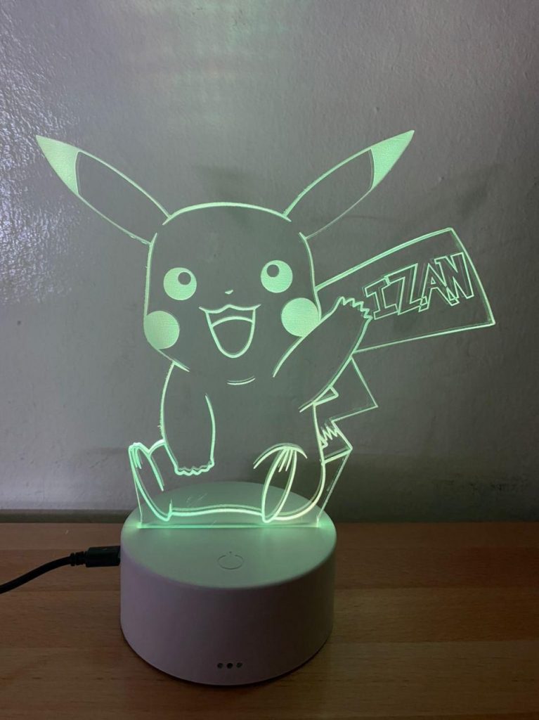 Lámpara led Pikachu Pokemon - Conmimo