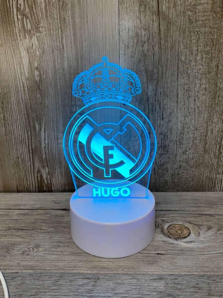 Lámpara del Real Madrid personalizada - Conmimo